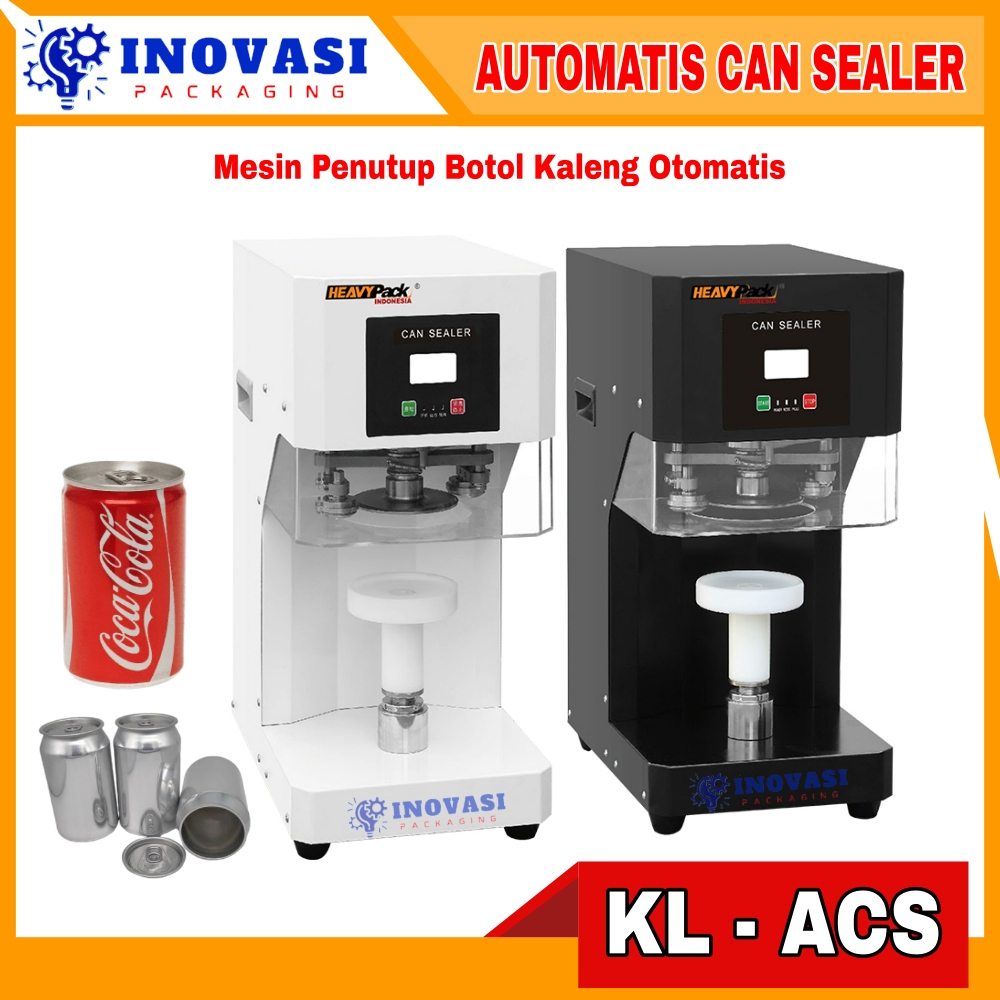 Jual Mesin Penutup Botol Kaleng Otomatis / Automatic Can Sealer HEAVYPACK KL-ACS | Shopee Indonesia