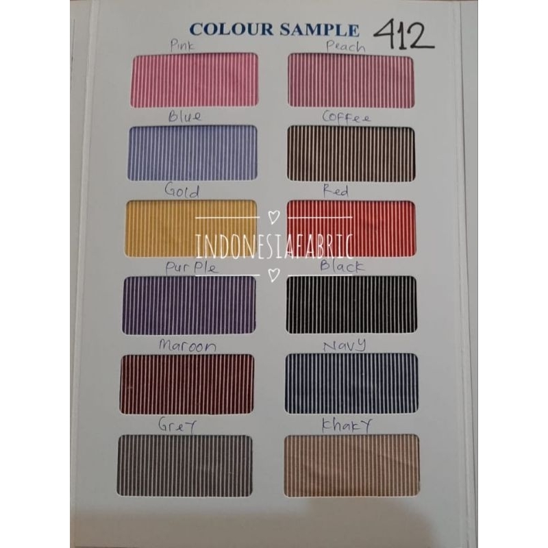 Jual Kain Katun Jepang Motif Salur 0 1 Cm 1 Mm Mili Garis Stripes Misua