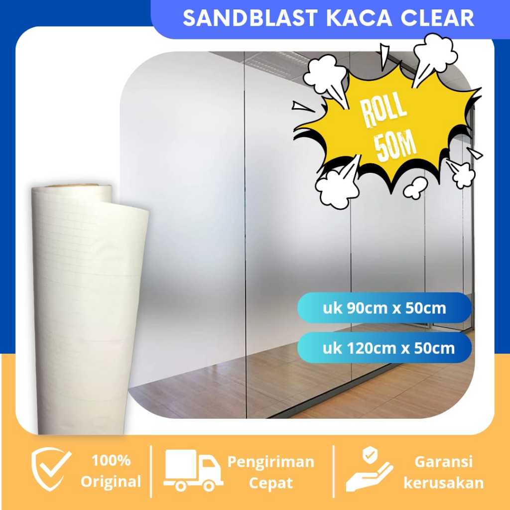 Jual Sticker Kaca Sanblast / uk 50m / 1 Roll | Shopee Indonesia