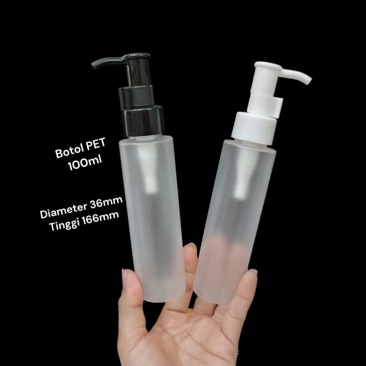 Jual Botol Pump 100ml Plastik Fros Botol Kosmetik Plastik Dof Skincare Sabun Face Cleansing Foam ...