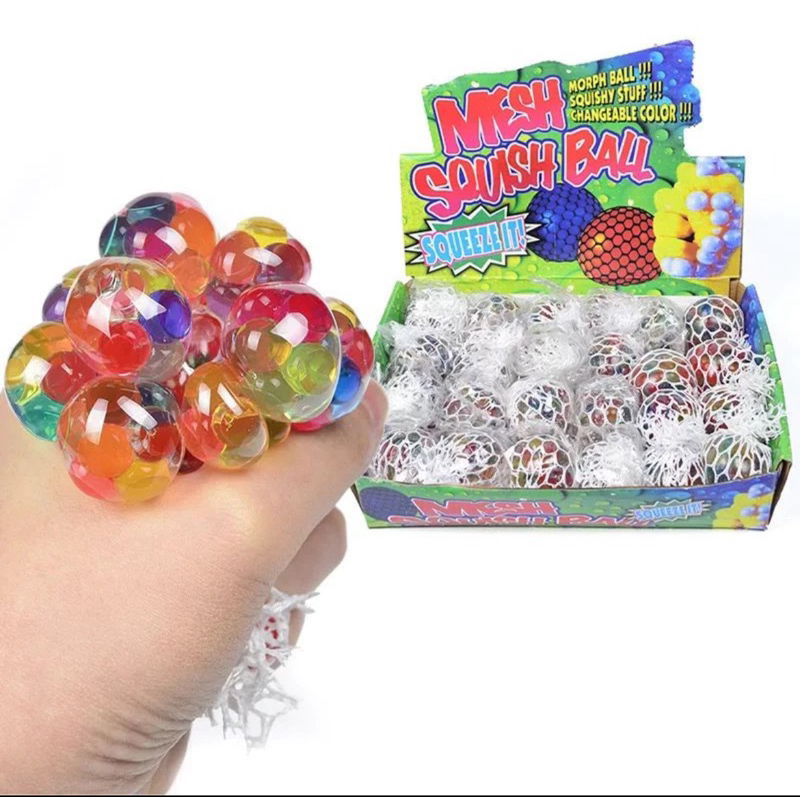 Jual Mesh Squishy Ball / Mainan Squishy Bola Anggur Anti Stress Ukuran ...