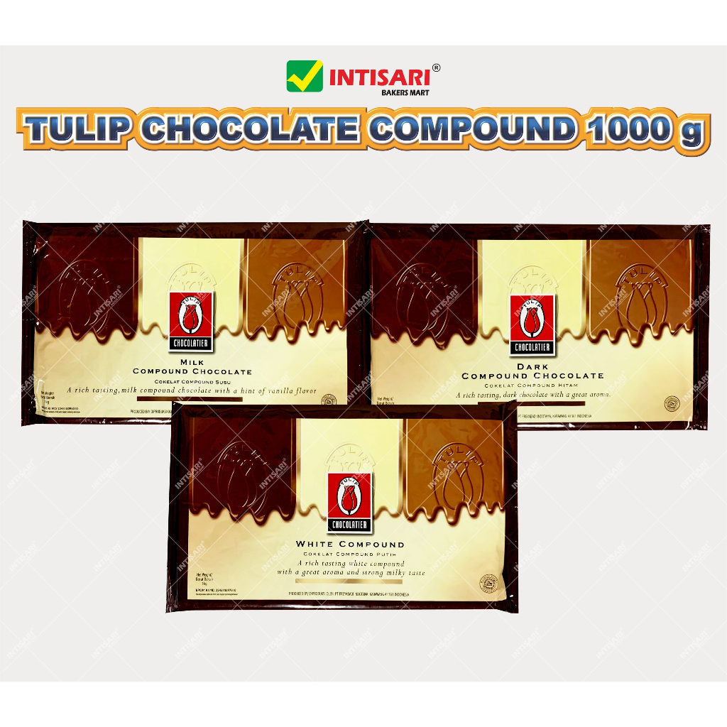 Jual TULIP CHOCOLATE COMPOUND 1000 G | Shopee Indonesia