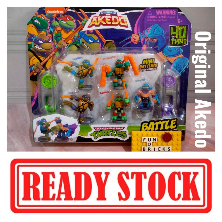 Jual Legends Of Akedo Teenage Mutant Ninja Turtles Battle Pack 40 Years ...