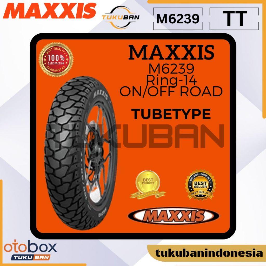 Jual Ban Maxxis Ring 14 Ukuran 70/90-14 80/90-14 90/90-14 M6239/6240-ON ...