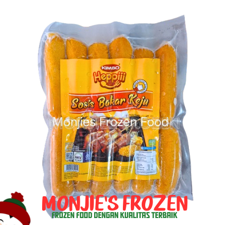 Jual Kimbo Heppi Sosis Bakar Mini Rasa Keju Isi 12 Pcs 550gr | Shopee ...