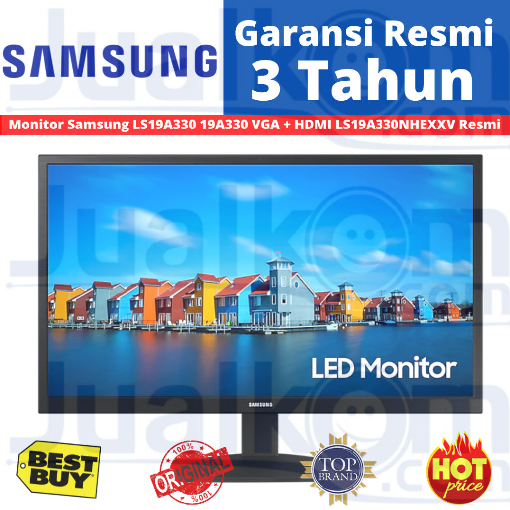 Jual Monitor LED Samsung 19" S19A330 19A330 VGA HDMI LS19A330NHEXXV ...