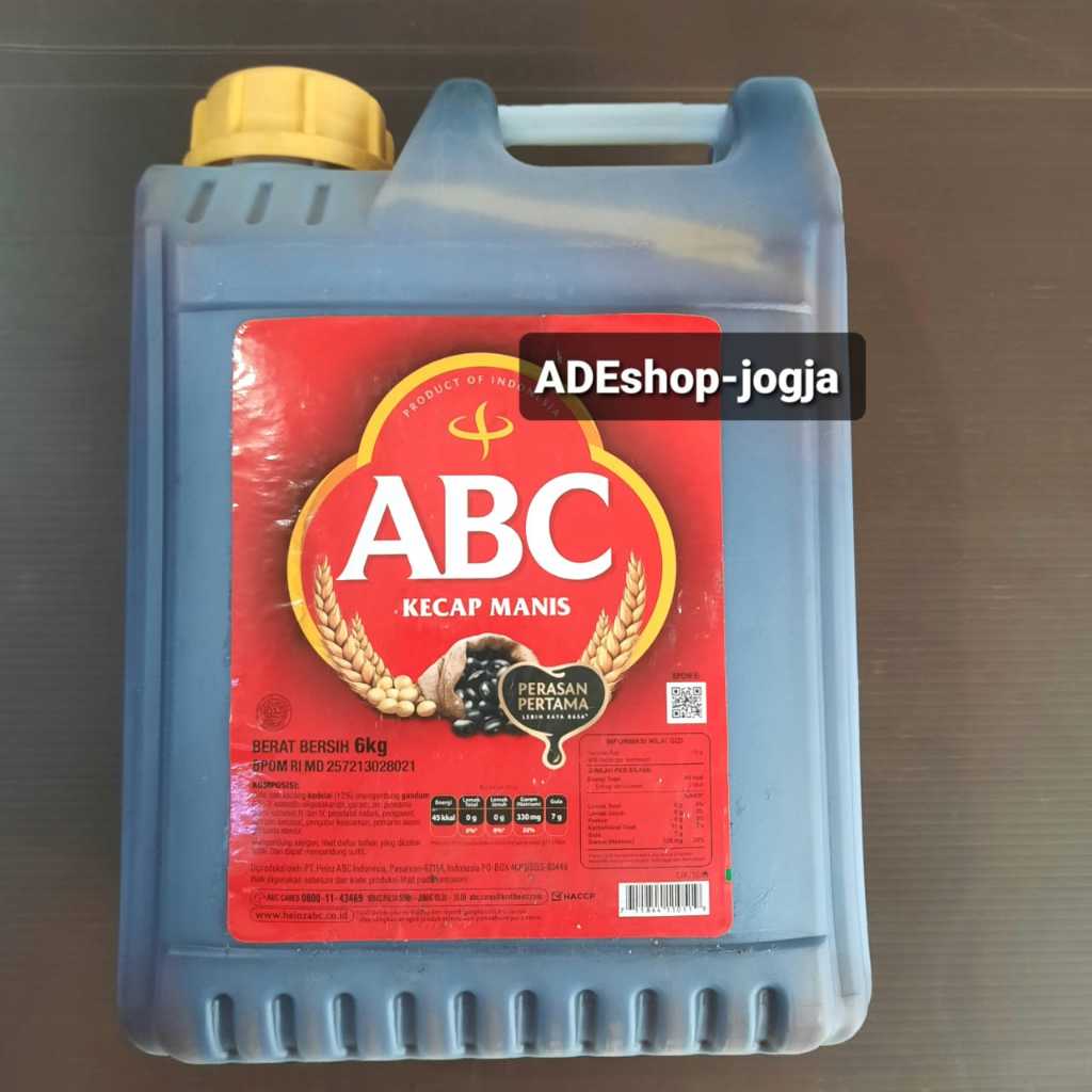 Jual Kecap Manis ABC Jerigen galon 6 kg | Shopee Indonesia