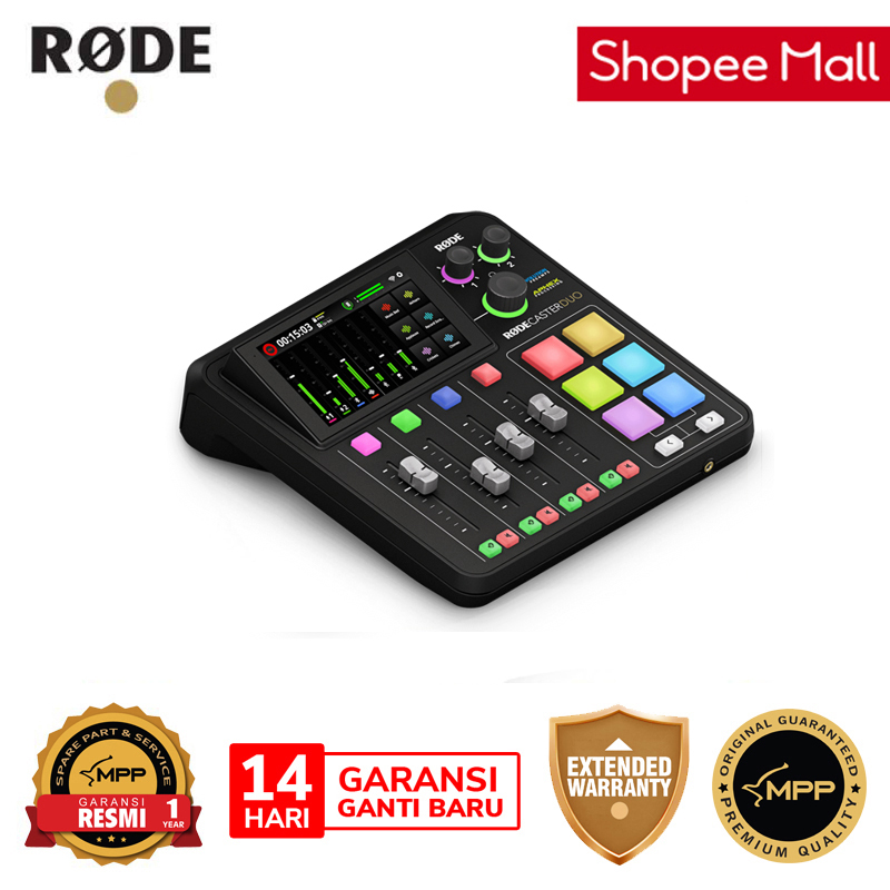 Jual Microphone RodeCaster Duo Integrated Audio Production Studio ...