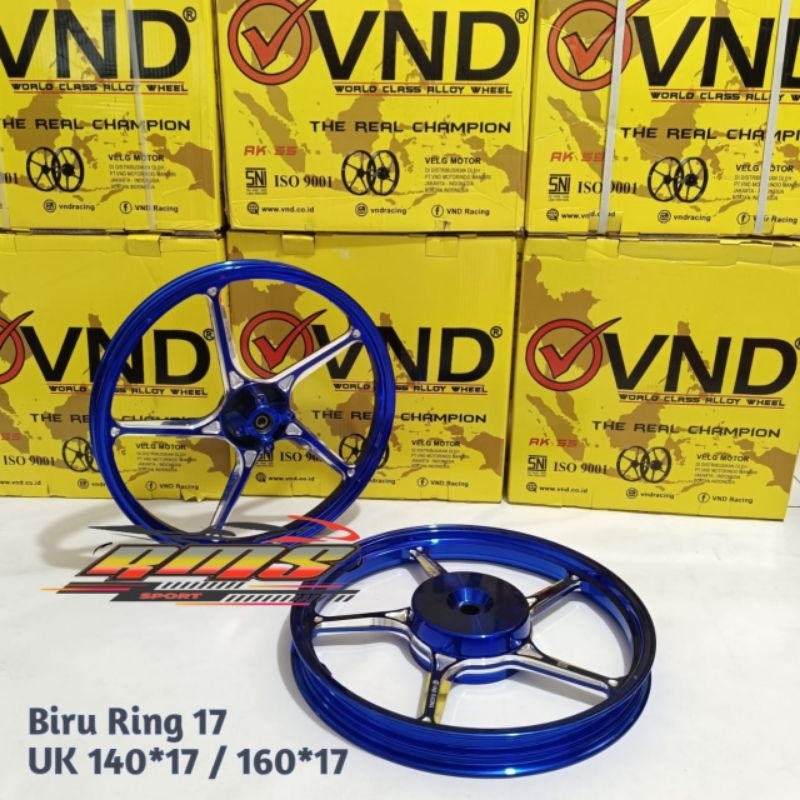 Jual VELG VND AK 55 RING 17 140*17 160*17 VARIO 125 / 150 / 110 BEAT SCOOPY SPACY GENIO ORIGINAL ...