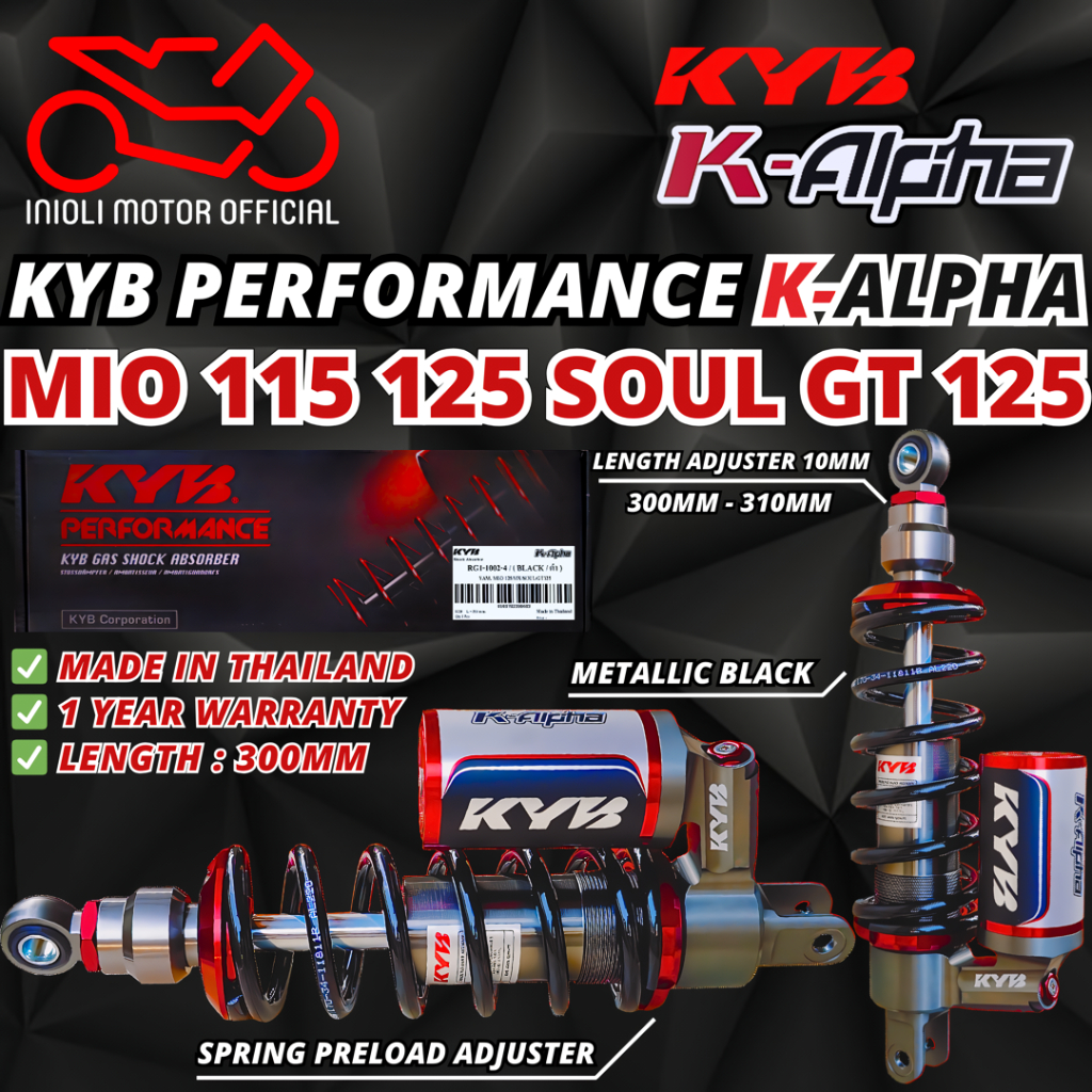 Jual SHOCKBREAKER SHOCK KYB PERFORMANCE K-ALPHA MIO SPORTY SMILE MIO J M3 FINO SOUL GT BEAT ...