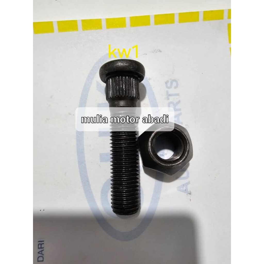 Jual Baut roda hitam Toyota kijang 3k 4k 5k 7k Innova Avanza rush ...