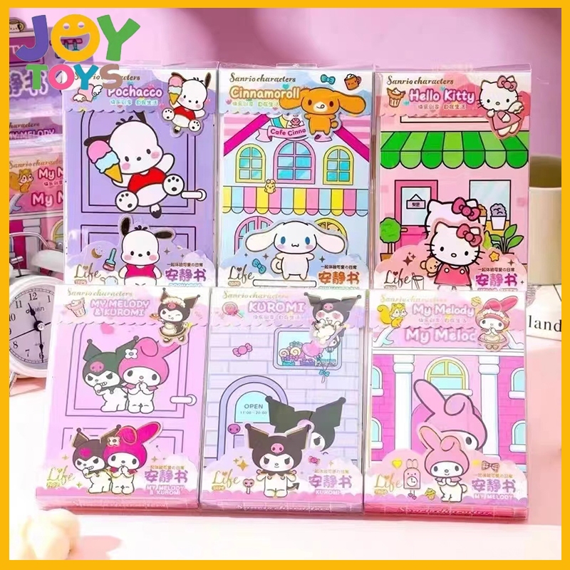 Jual JOY Busy Book/Quiet Book Cinnamoroll Kuromi Buku Mainan Quiet Book ...