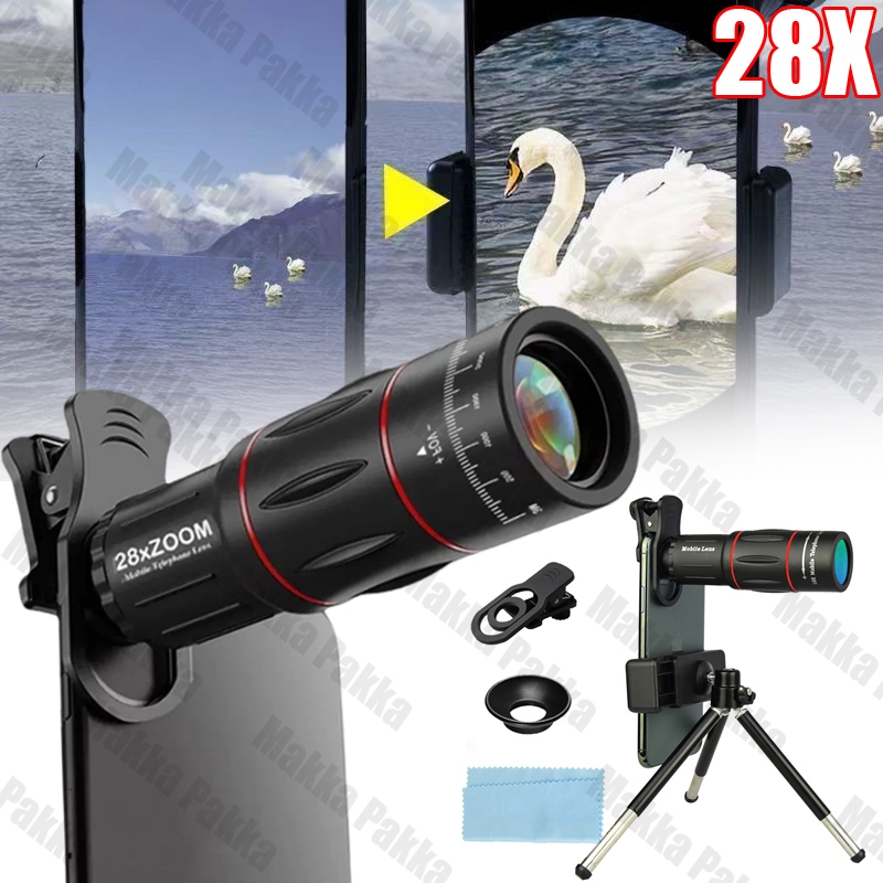 Jual 28X Lensa Tele Zomm HP Lens Kamera TeleZoom Handphone Bermata HD ...
