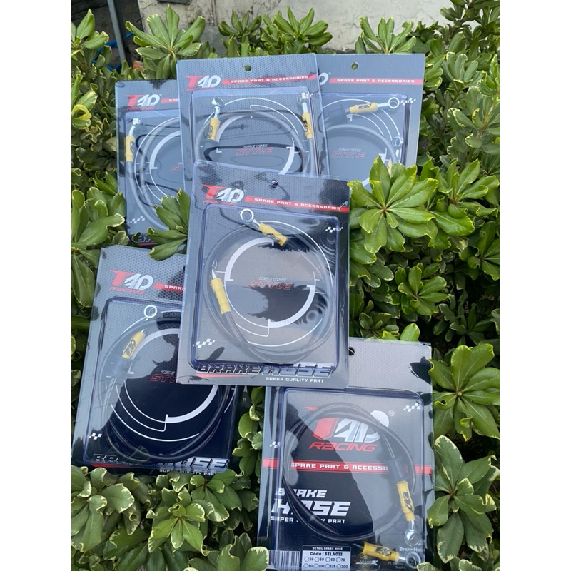 Jual Kabel Slang Rem TAD 76 cm 95 cm Hitam Silver Kabel Selang Rem ...