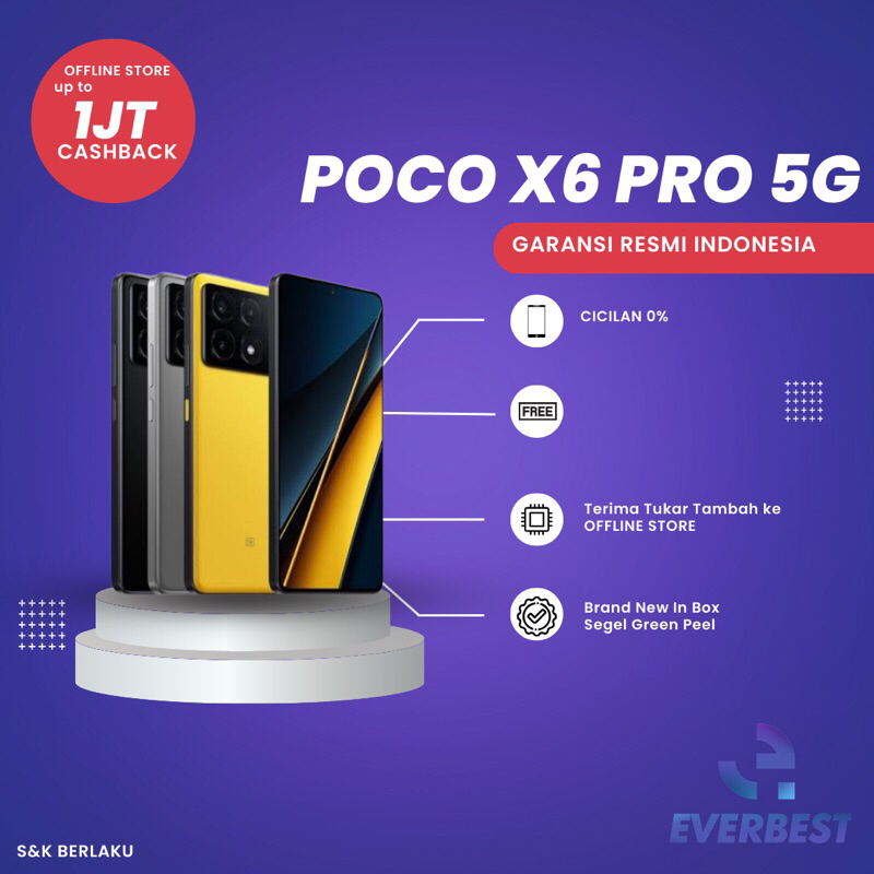 Jual POCO X6 PRO 5G | Shopee Indonesia