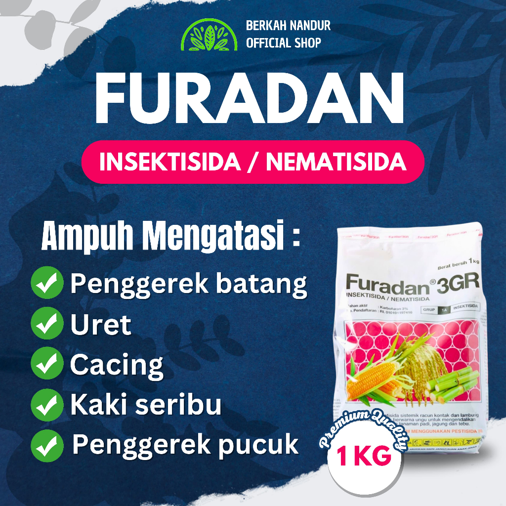 Jual Insektisida Furadan 1kg Nematisida Furadan 1 kg | Shopee Indonesia
