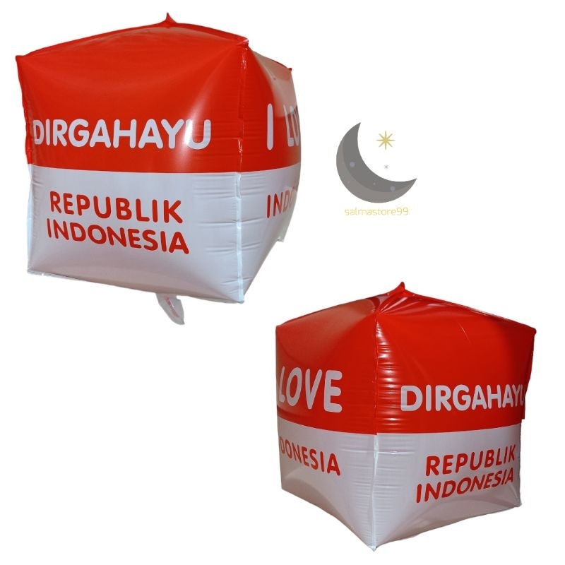 Jual Balon Foil Kubus Dirgahayu / Balon Dirgahayu Kotak | Shopee Indonesia