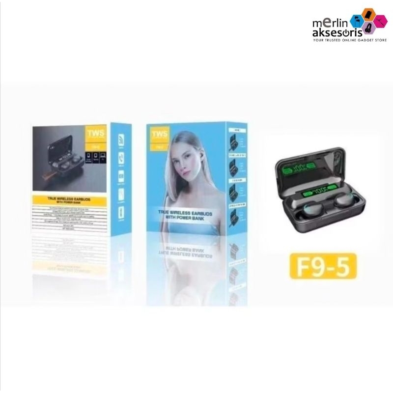 Jual Headset F9 true wireless earburds bluetooth | Shopee Indonesia