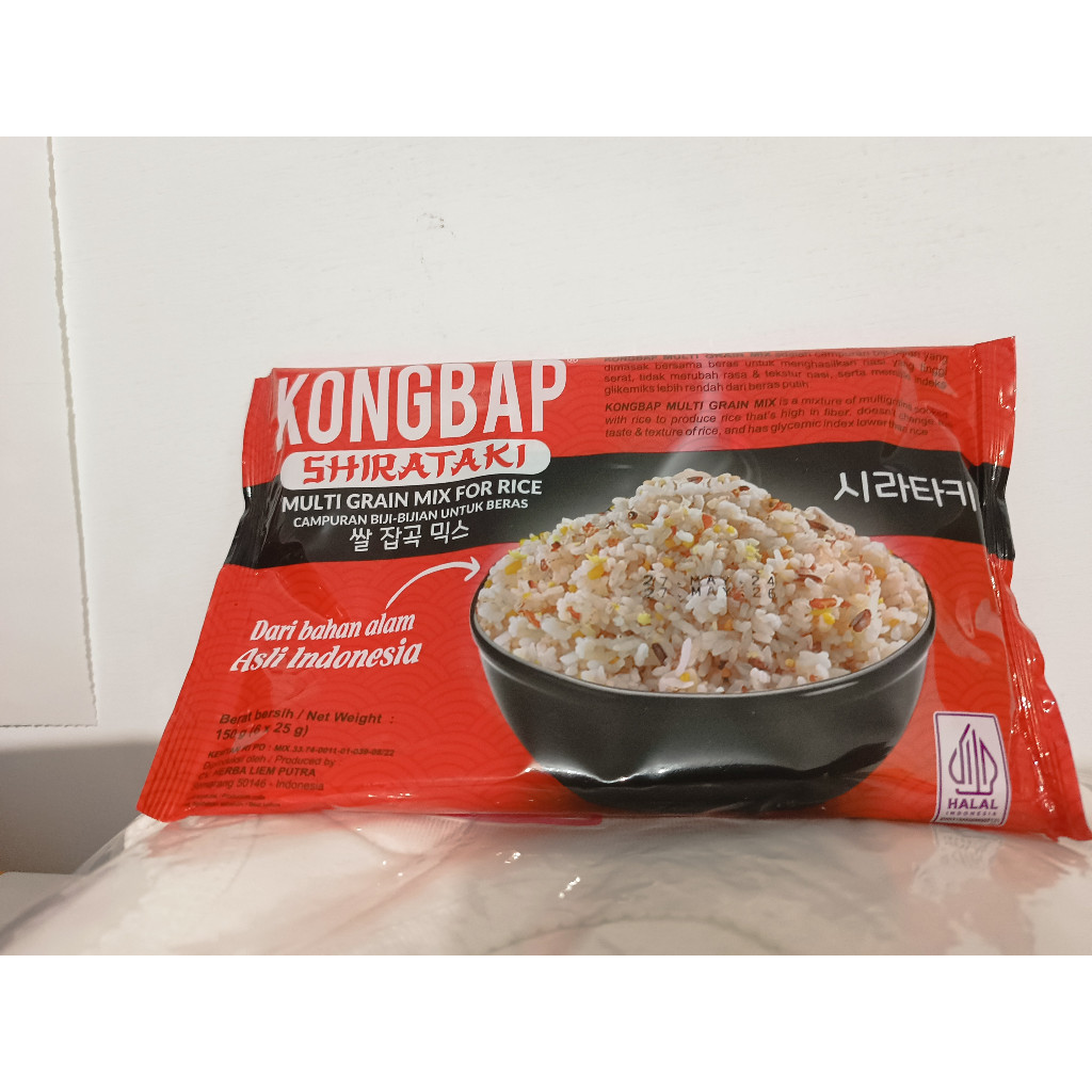 Jual KONGBAP SHIRATAKI MULTI GRAIN 150 GR - SHIRATAKI , ORIGINAL DAN ...