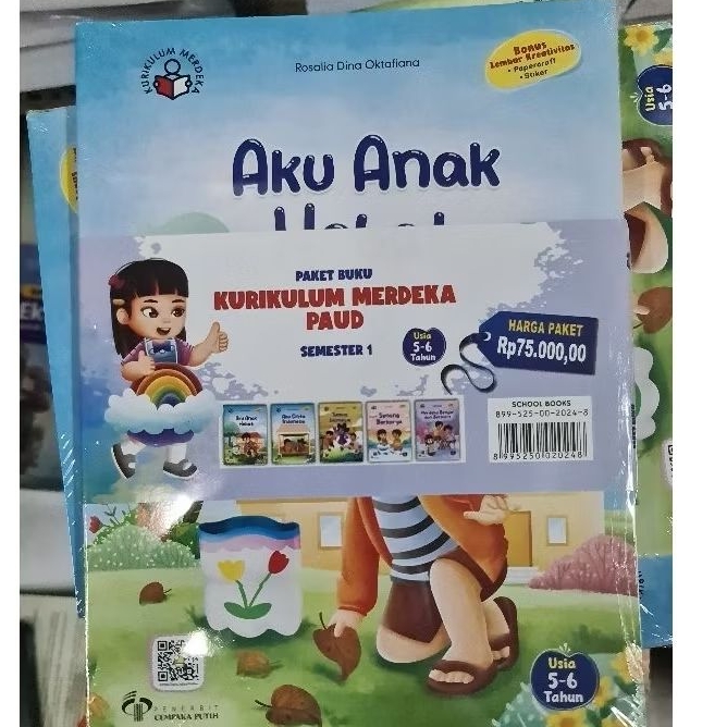 Jual Buku paket kurikulum merdeka jenjang TK PAUD Usia 5-6 semester 1 tahun 2024 | Shopee Indonesia