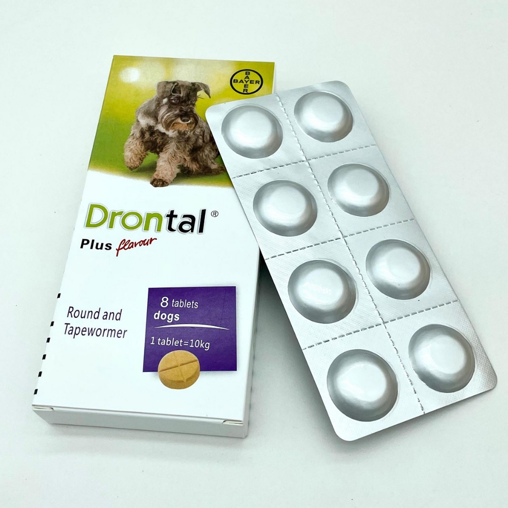 Jual Drontal Dog Plus Flavour 1 Tablet (1 Biji) Obat Cacing Anjing ...