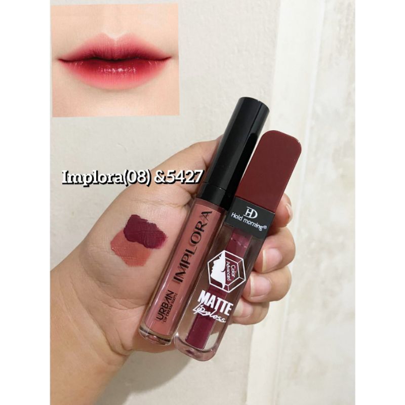 Jual [Per Set Isi 2 ] Ombre LipCream Implora New Series Edition ...