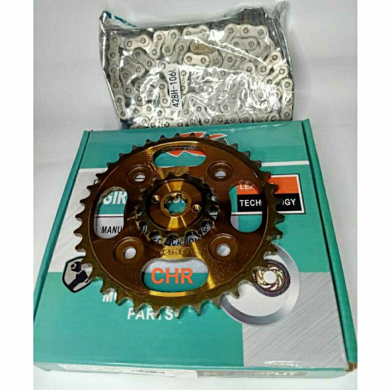 Jual Gearset Supra fit new karisma Revo supra125 Kappa / gear paket ...