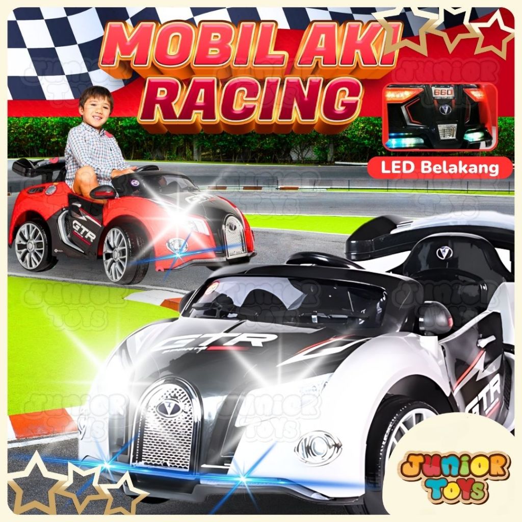 Jual Mobil Aki Anak Racing Car Mobilan Balap Listrik Remote Control ...