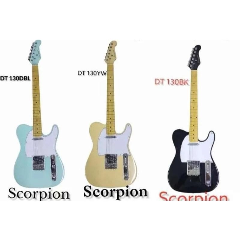 Jual Gitar Elektrik Scorpion DT 130 Guitar Electric Telecaster Scorpion DT-130 | Shopee Indonesia
