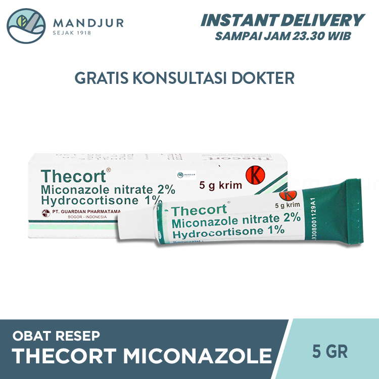 Jual Thecort 2% Cream 5 Gram | Shopee Indonesia