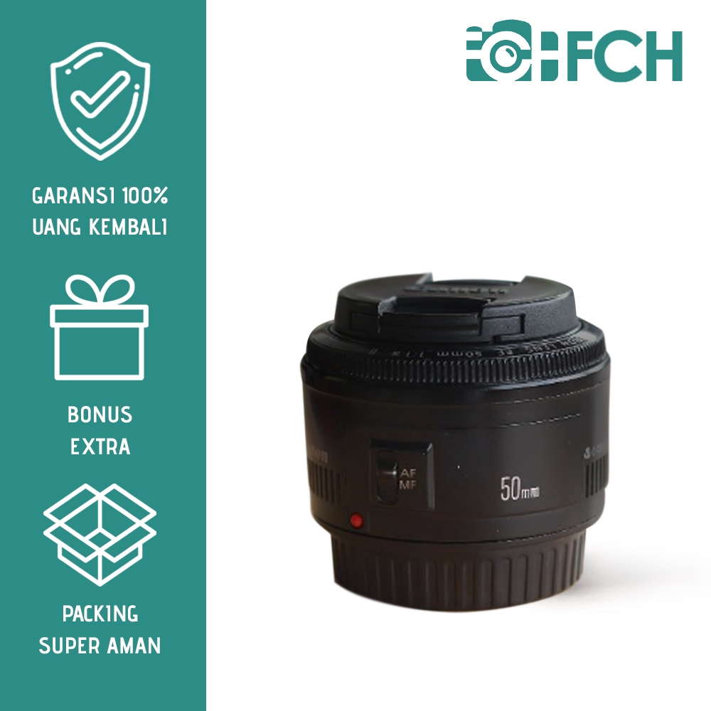 Jual LENSA FIX CANON 50MM F1.8 HASIL DIJAMIN BOKEH SIAP PAKAI | Shopee ...