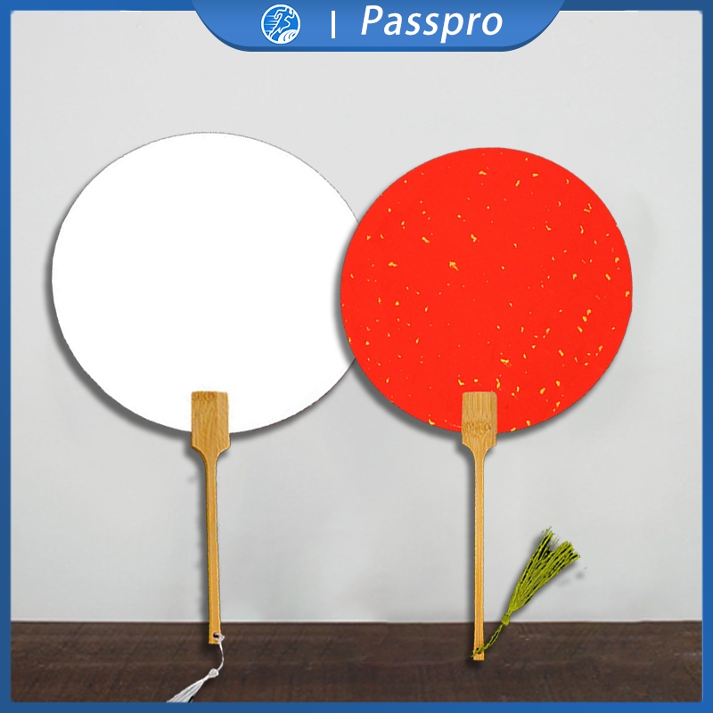 Jual Diy Xuan Paper Fan Kipas Tangan Cina Painting Creation Paper Fans ...