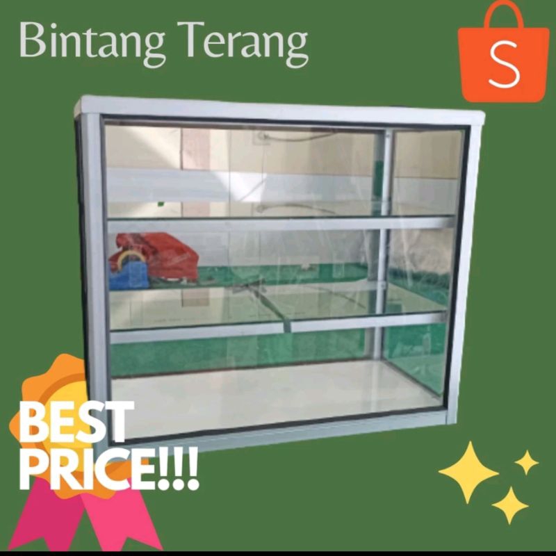 Jual etalase kotak 3 tingkat 60x35x60 | Shopee Indonesia