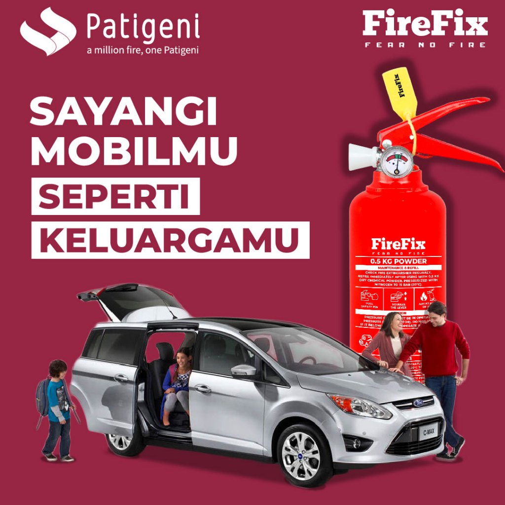 Jual APAR Powder 0.5Kg FireFix APAR Mobil / Garansi 5 Tahun Lebih Hemat ...