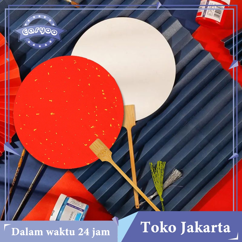 Jual Kipas Kayu Chinese Brush Calligraphy Ink Painting Creation Paper ...