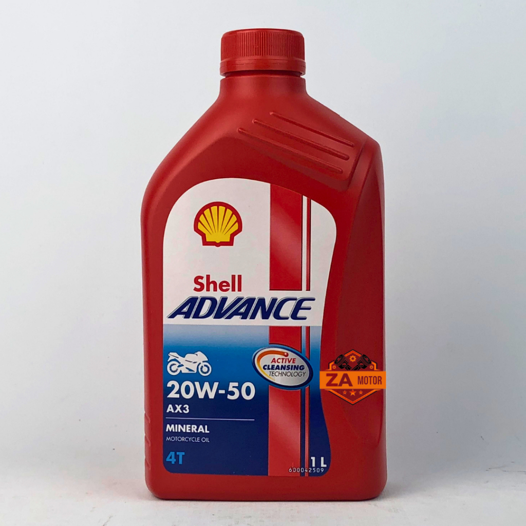 Jual SHELL ADVANCE AX3 20W-50 1L | OLI MESIN SHELL ADVANCE AX3 20W-50 ...