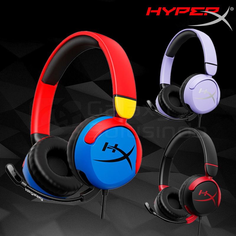 Jual HyperX Cloud Mini Wired Gaming Headset - Black Multi Lavender | Shopee Indonesia