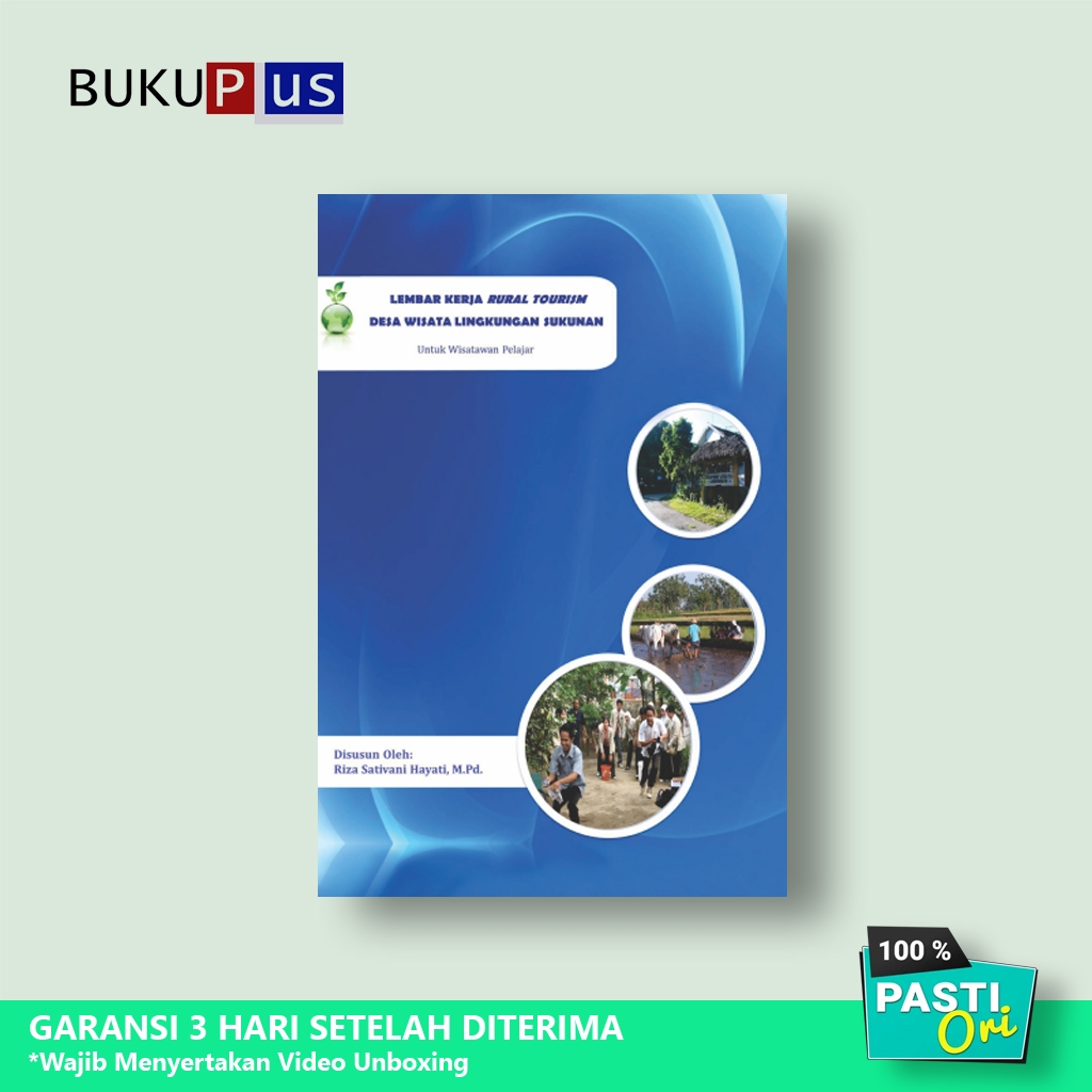 Jual Buku Lembar Kerja Rural Tourism Desa Wisata Lingkungan Sukunan ...