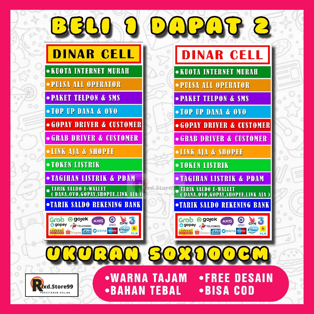 Jual BANNER SPADUK KONTER | SPANDUK KONTER BANNER BENER SPANDUK BALIHO ...