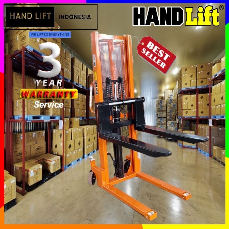 Jual Hand stacker 2ton/1.6meter / hand lift / hanf pallet / hand ...