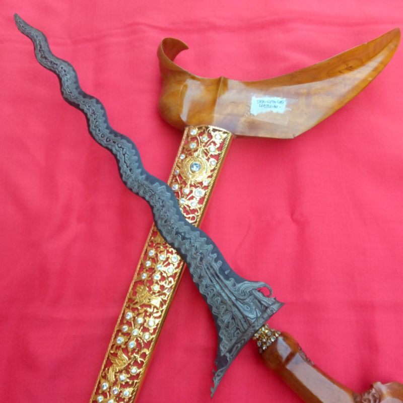 Jual Keris Sengkelat Luk 13 Pamor Untu Walang Tangguh Mataram Amangkurat Sepuh | Shopee Indonesia
