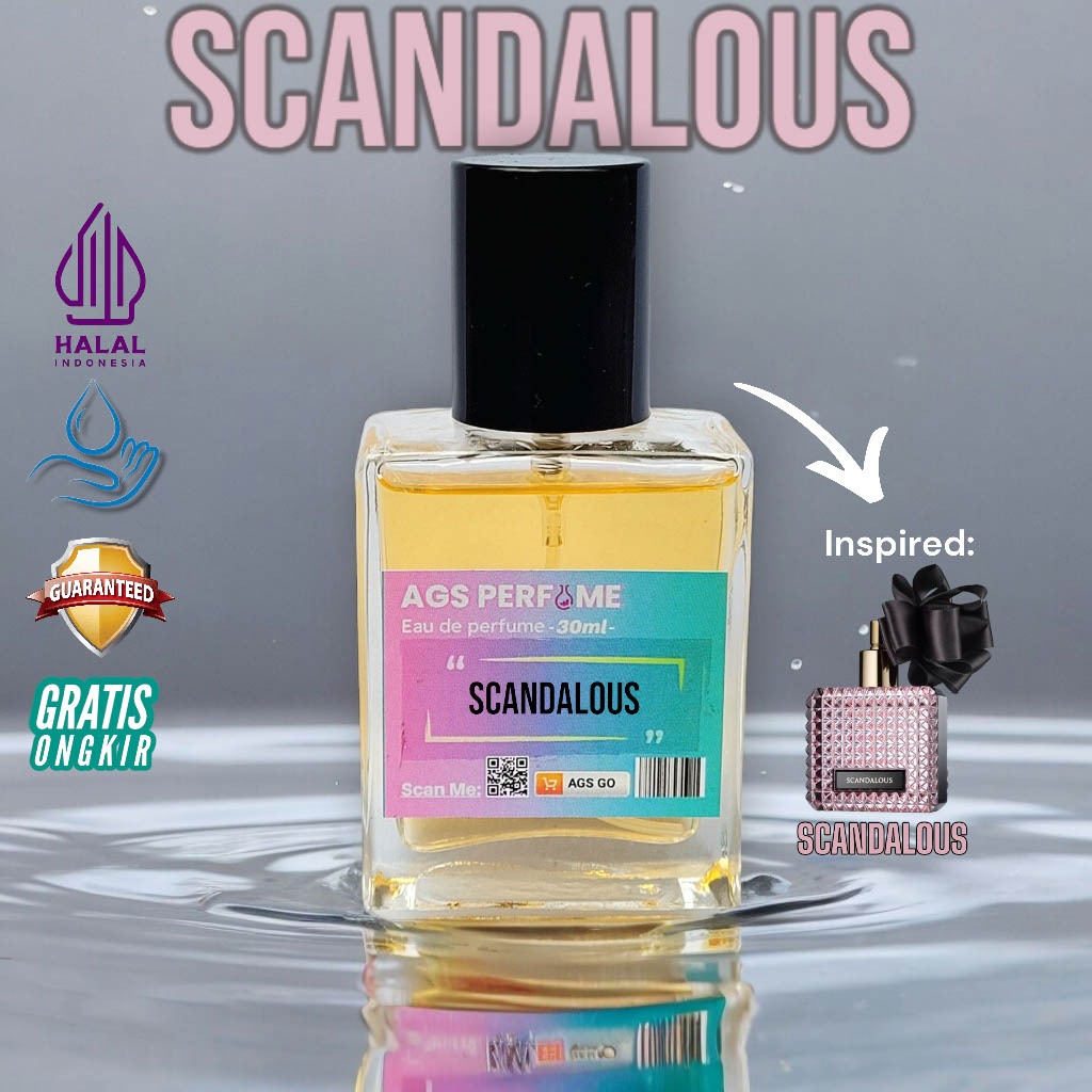 Jual Parfum 𝗣𝗥𝗘𝗠𝗜𝗨𝗠 Wanita 𝗦𝗖𝗔𝗡𝗗𝗔𝗟𝗢𝗨𝗦 Tahan Lama 30ml | AGS Perfume | Shopee Indonesia