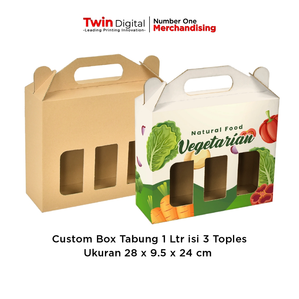 Jual Twindigital Custom Packaging Box Kardus / Kotak Kemasan / Gable ...