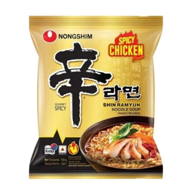 Jual Nongshim Shin Ramyun Spicy Chicken / Mi Instan Rasa Ayam Pedas 120 ...