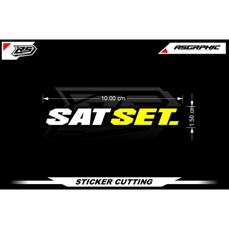 Jual STICKER SAT SET | sticker cutting | Shopee Indonesia