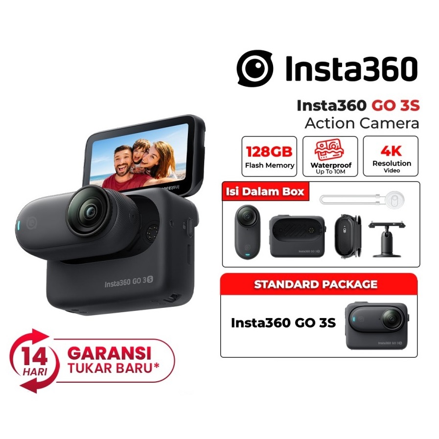 Jual Insta360 GO 3S Action Cam 4K Insta 360 GO3 S GO3S Tiny Camera | Shopee Indonesia