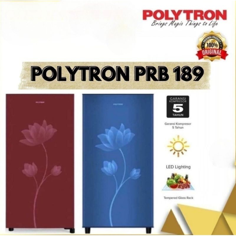 Jual Kulkas Satu Pintu POLYTRON PRB-189 | Shopee Indonesia