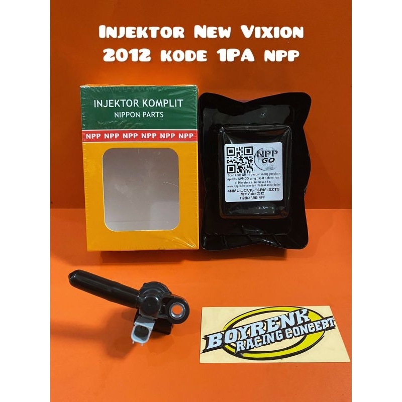 Jual INJECTOR NEW VIXION 1PA 2012 KODE 1PA NPP-BOYRENK RACING | Shopee ...