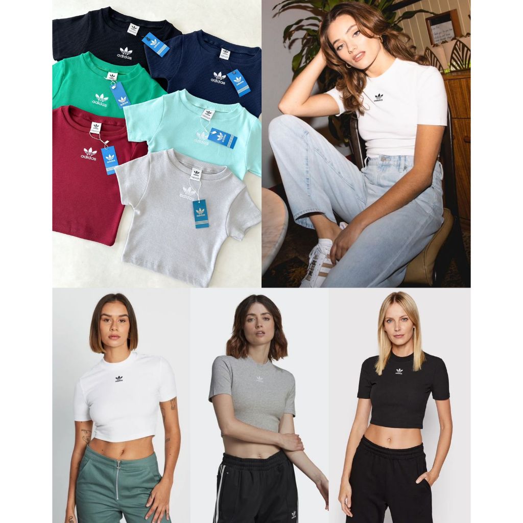 Jual ADDS Essentials Rib Crop Top | Shopee Indonesia