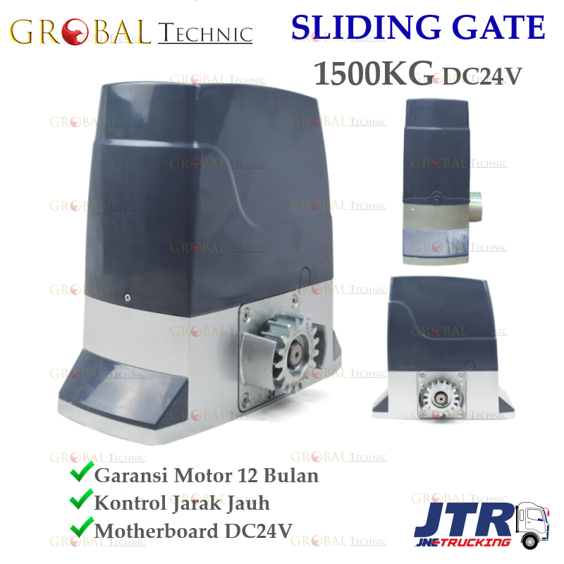 Jual Automatic Sliding Gate 1500KG DC Motor Magnetic / Mesin Pintu ...